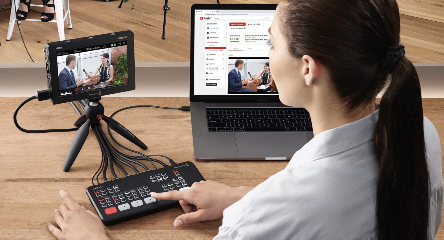 Blackmagic Design Releases ATEM Mini Pro - Newsshooter