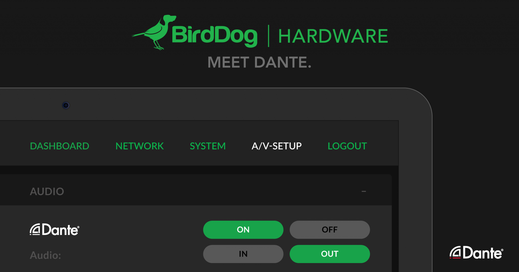 BirdDog announces Dante® Support for all Hardware, Comms Pro, and new Dante Bridge software ...