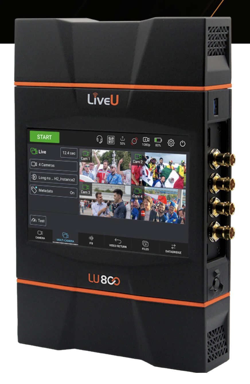 LiveU LU800 multi-camera production field unit - Newsshooter