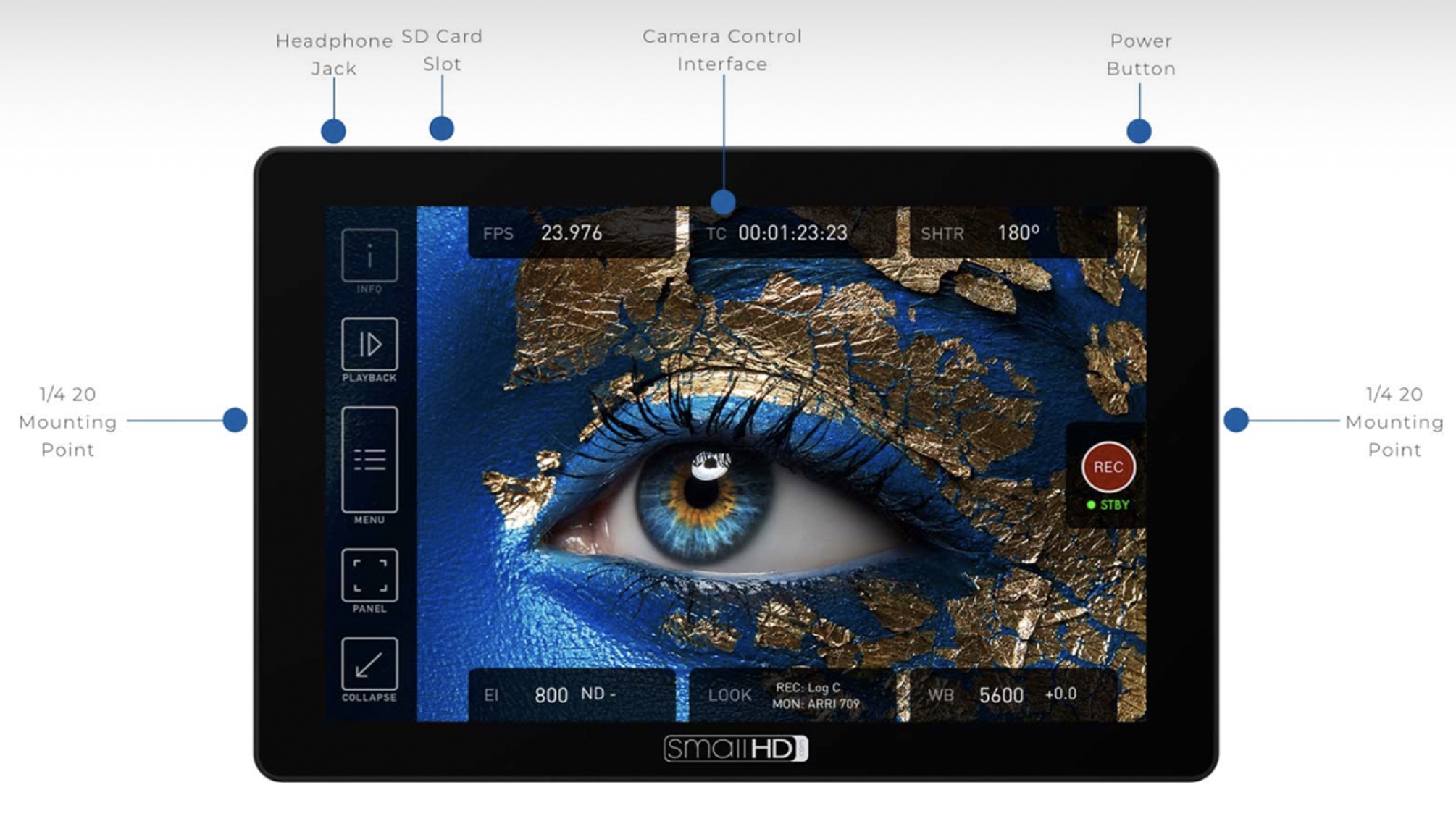 SmallHD Cine 7 monitors now include RED & ARRI Camera Control for free ...