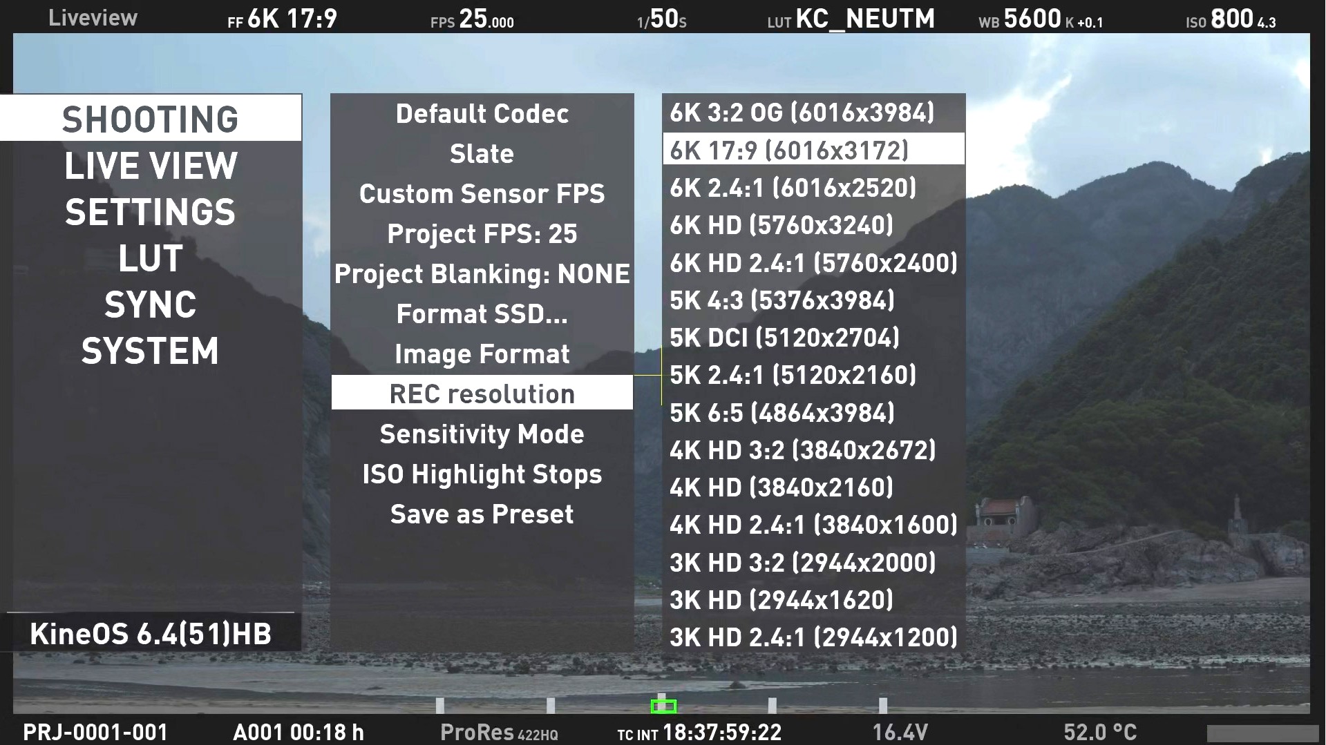 5 kineos 6p4 rec resolution - Newsshooter