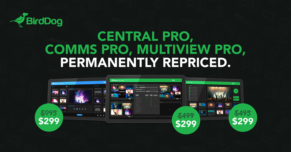 BirdDog Pro software permanently repriced to $299 - Newsshooter