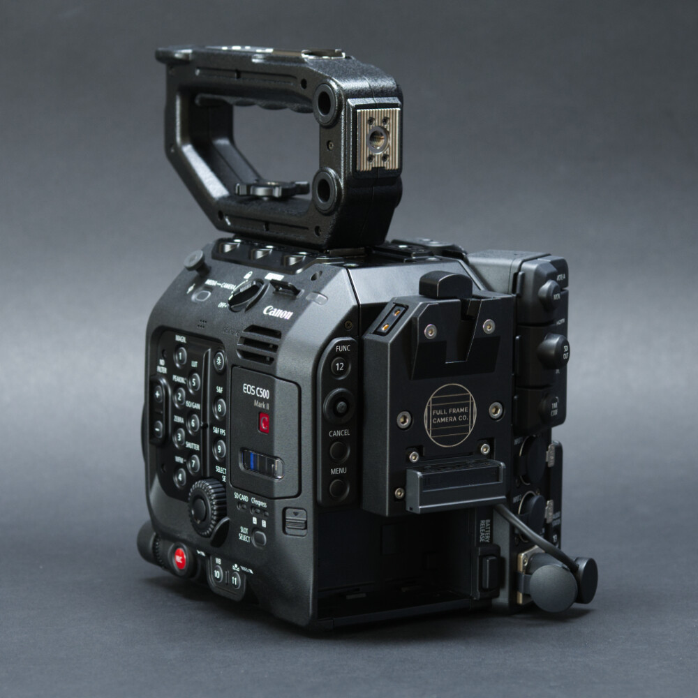 Mini V-Mount Plate & Rear Cheese Plate for Canon EOS C300 Mk III/C500 ...