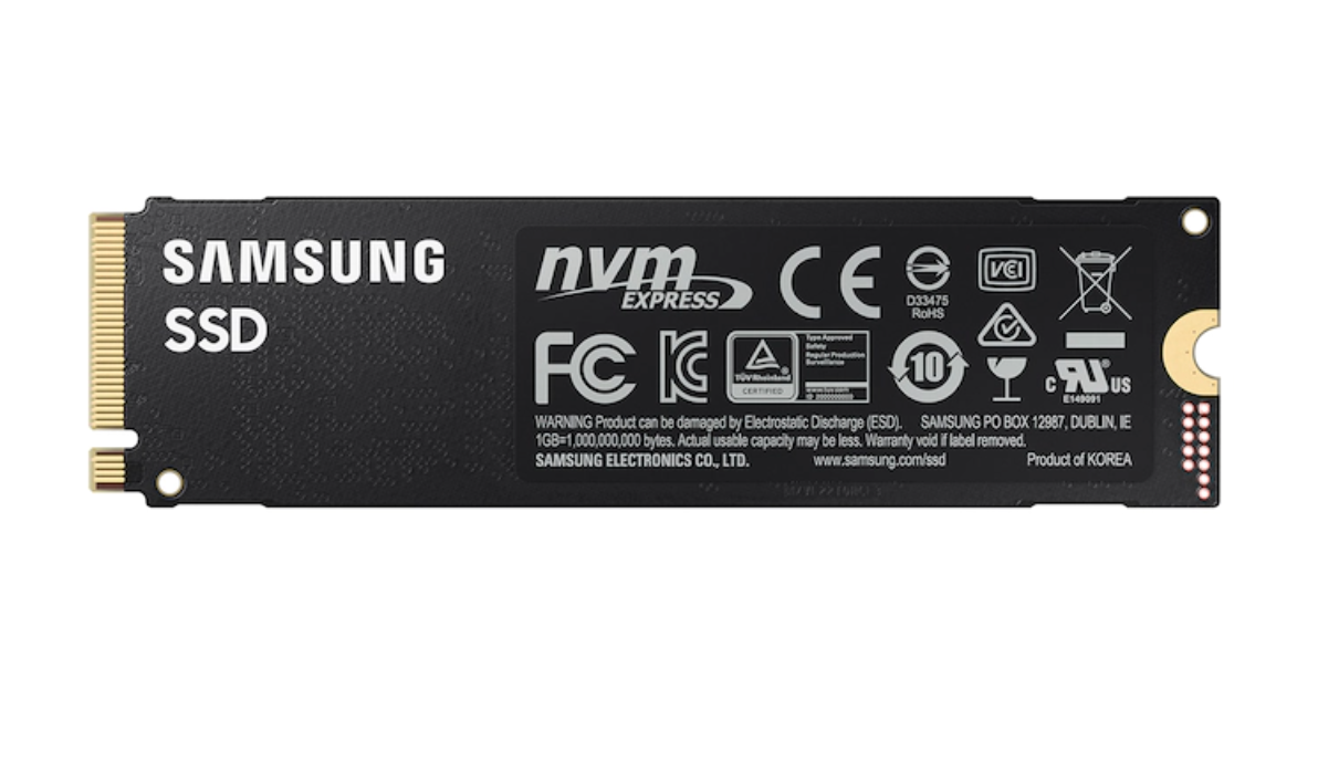 Samsung 980 PRO PCIe 4.0 NVMe SSD with write speeds of up to 5,000MB/s ...