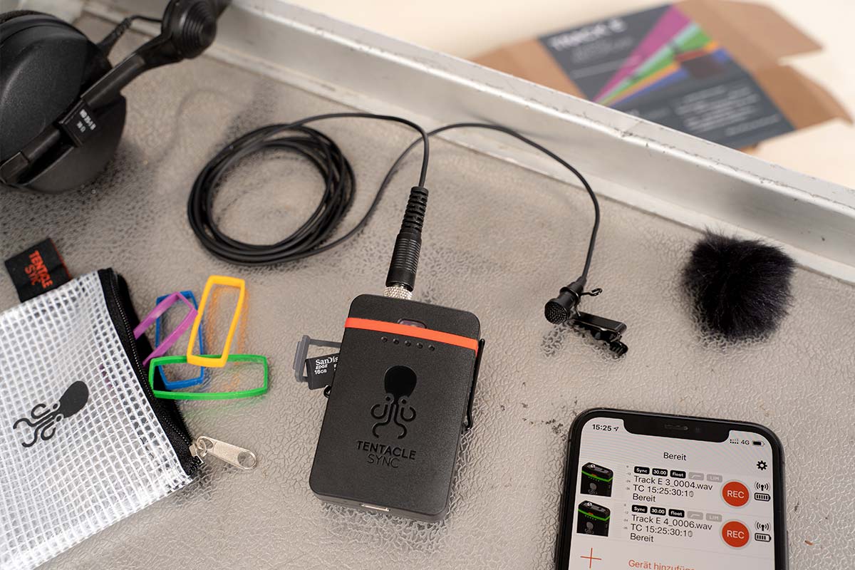 tentacle sync tracke professional sound recording on set - Newsshooter