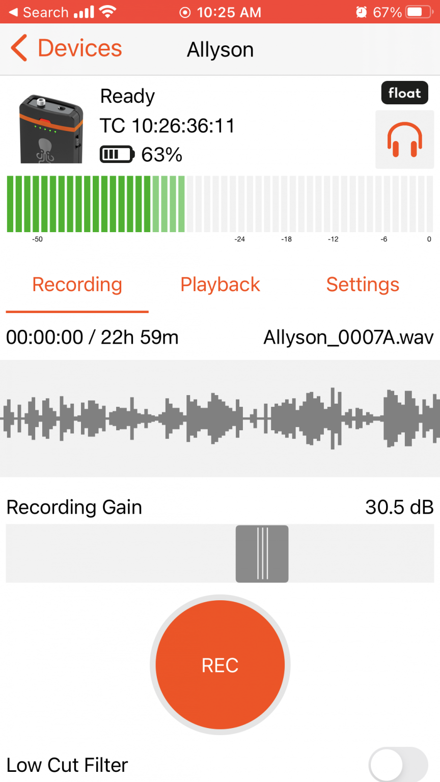 Tentacle Sync Track E Pocket 32-bit float Audio Recorder– Recording ...