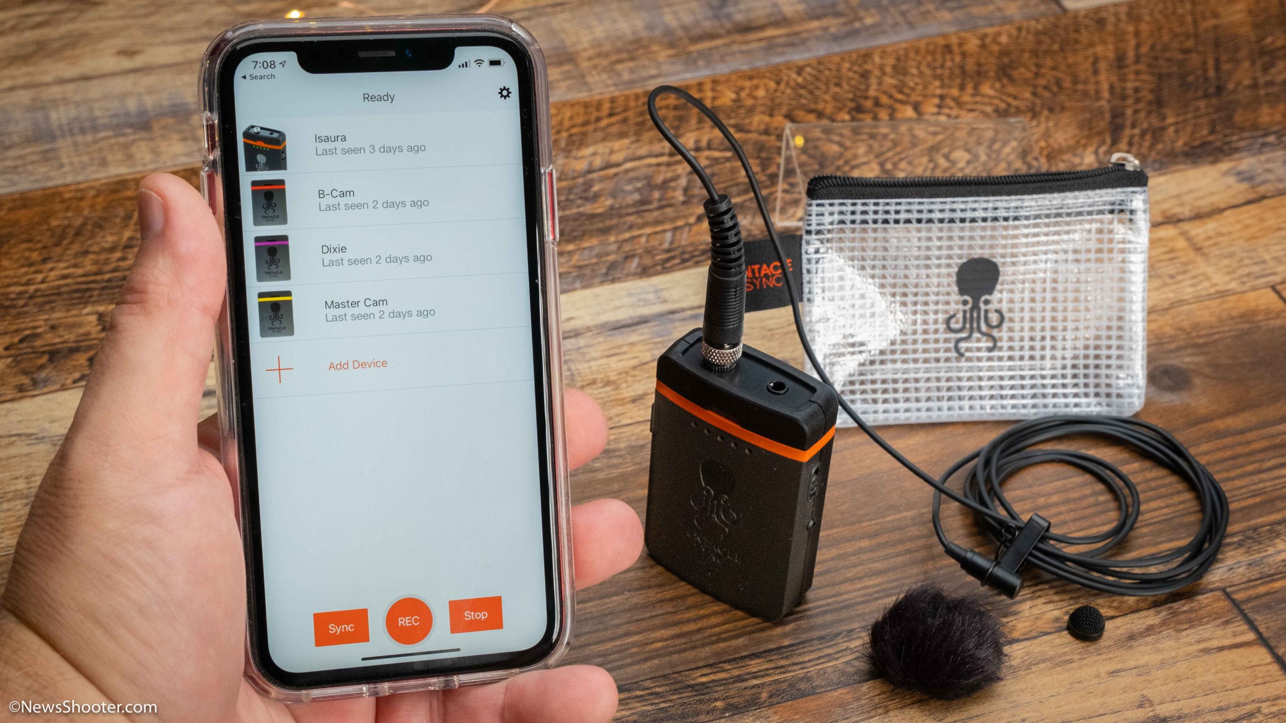 Track E app with Sycn E - Newsshooter
