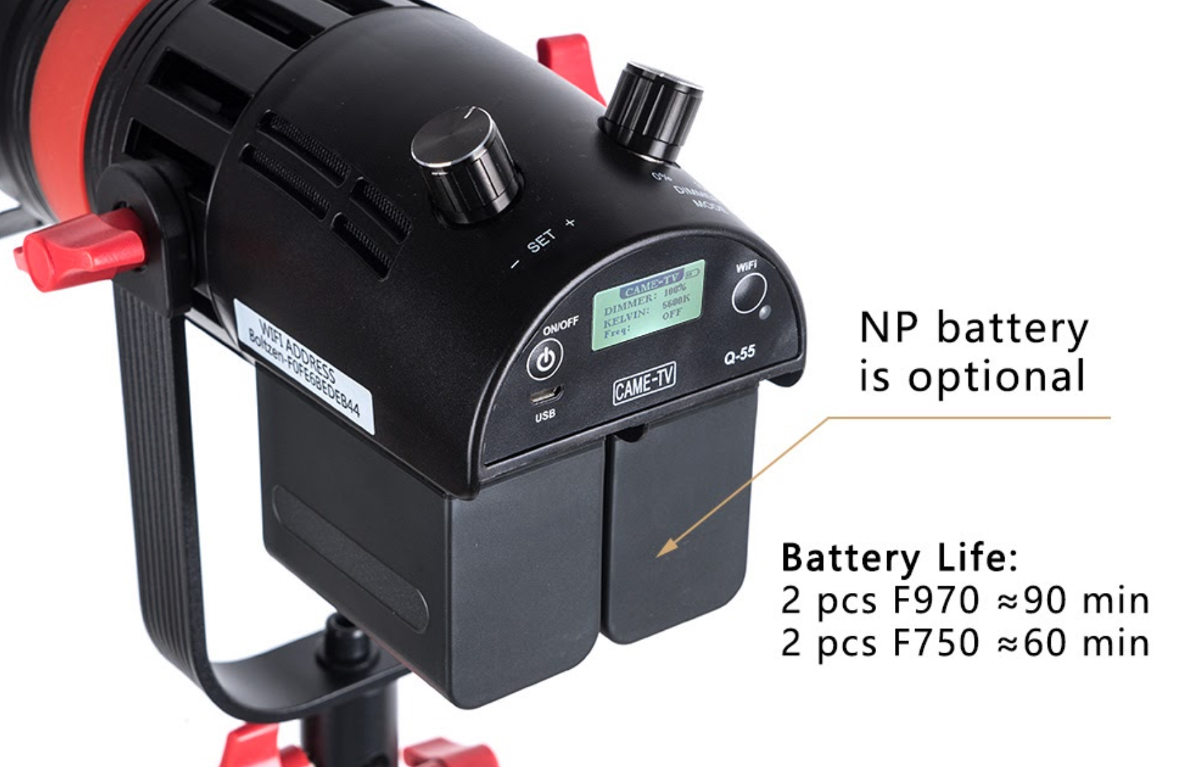 CAME-TV COB Focusing Travel Light Kits - Newsshooter