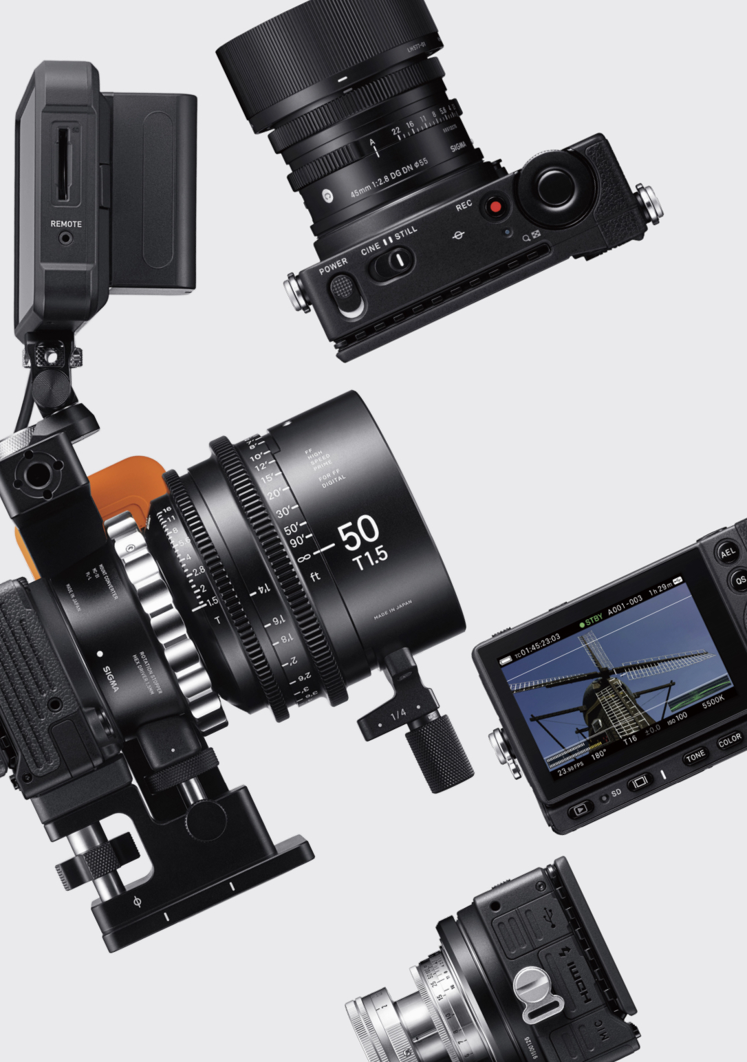 SIGMA fp L & EVF-11 Electronic Viewfinder - Newsshooter