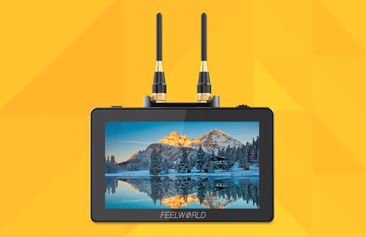 Feelworld FT6 & FR6 5.5 inch monitor kit– built-in wireless transmitter ...
