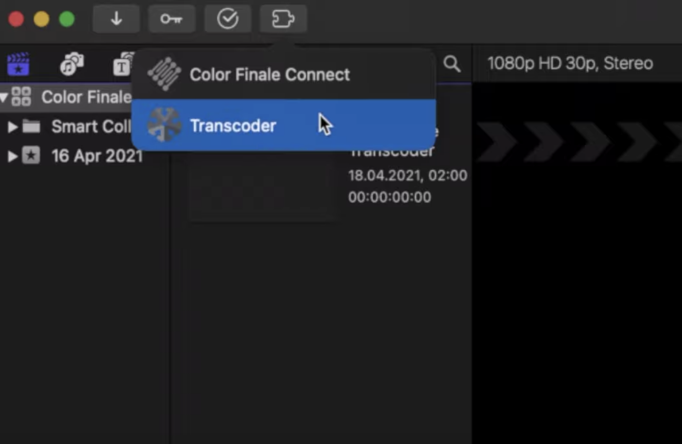 Color Finale Transcoder - Newsshooter