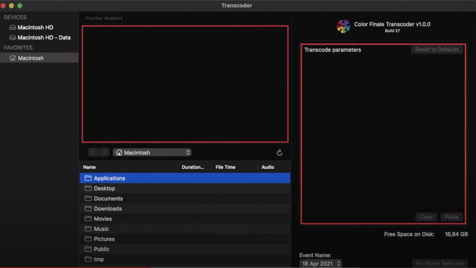 Color Finale Transcoder - Newsshooter