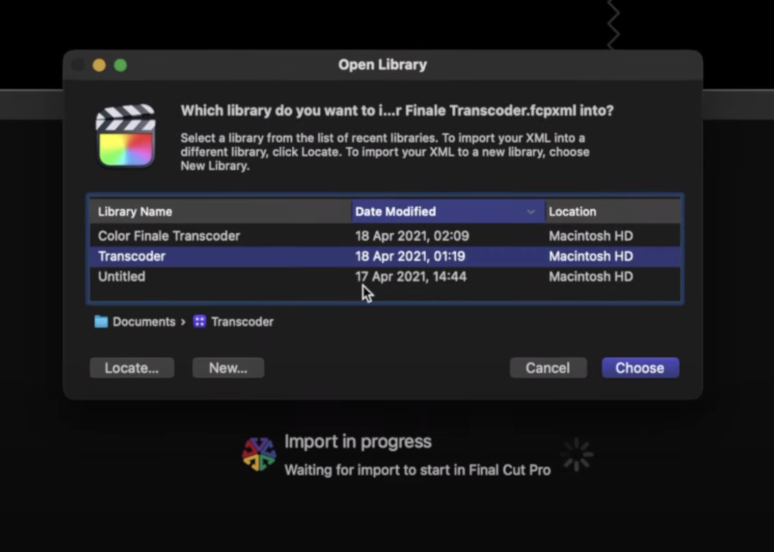 Color Finale Transcoder - Newsshooter
