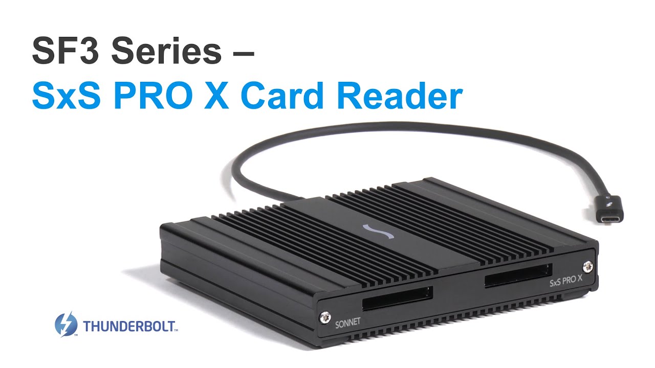 SxS PRO X Card Reader Product Overview - Newsshooter