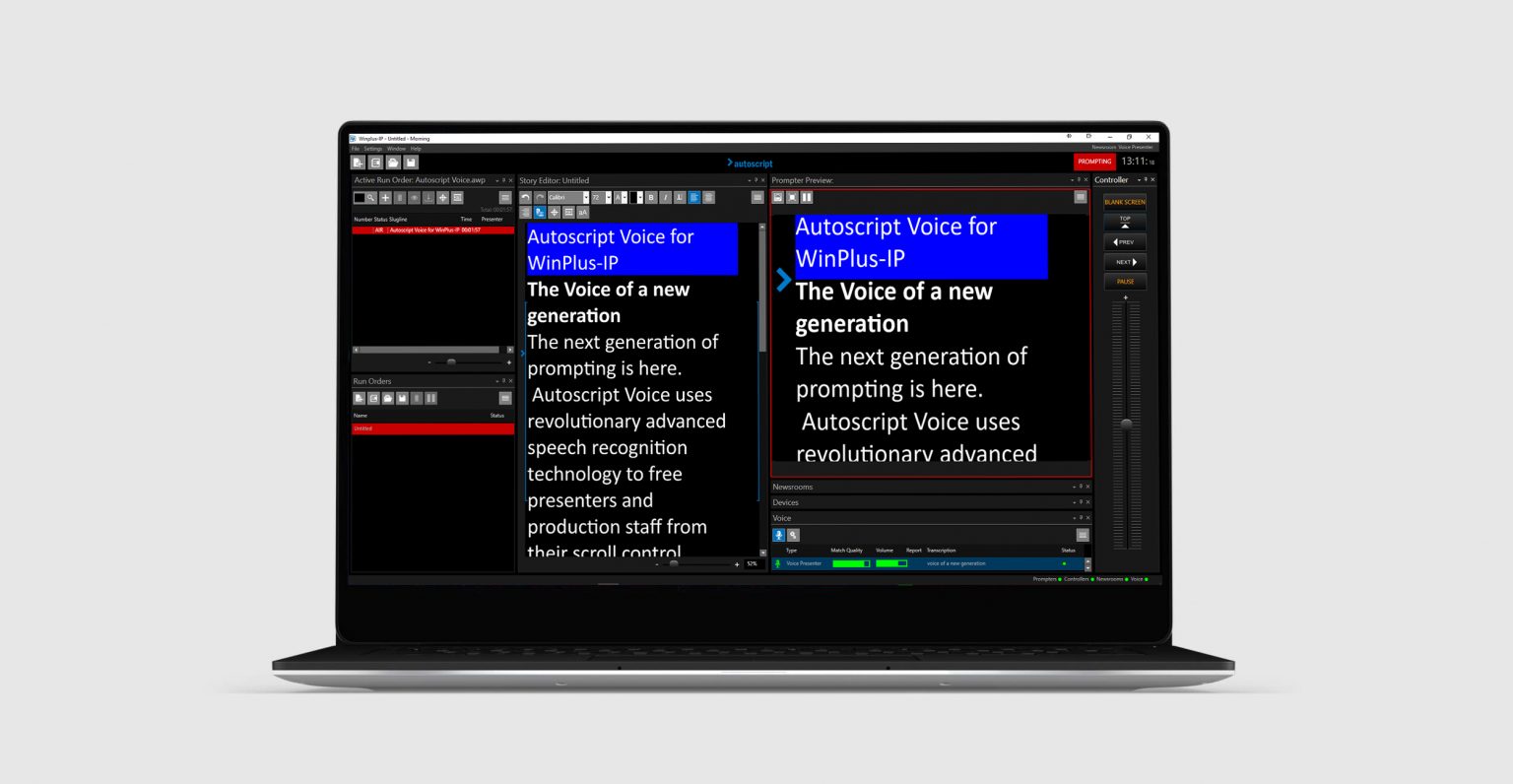 Autoscript Voice - Newsshooter