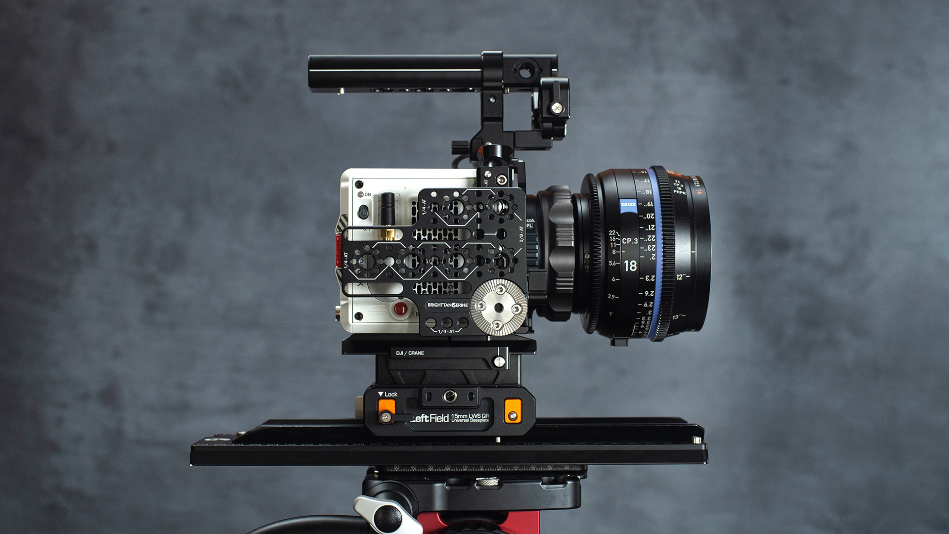 Bright Tangerine LeftField System for RED KOMODO - Newsshooter