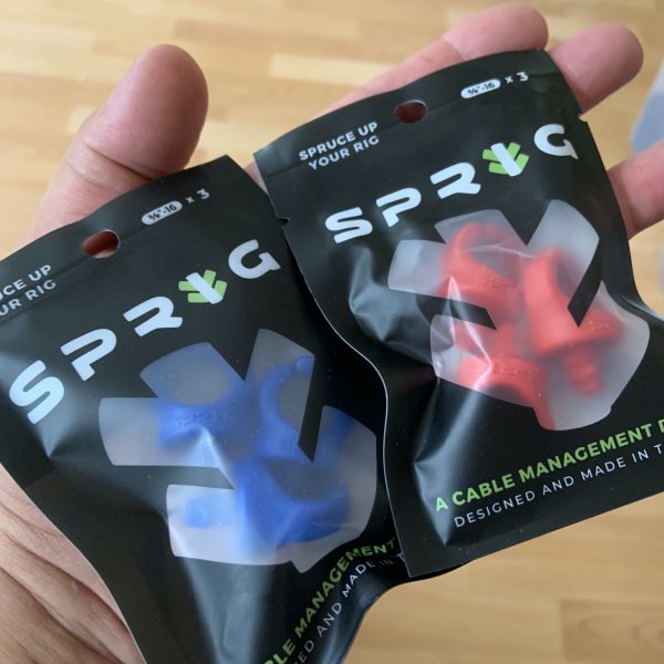 Sprig cable management now available in 3/8"-16 also in 7 colors ...