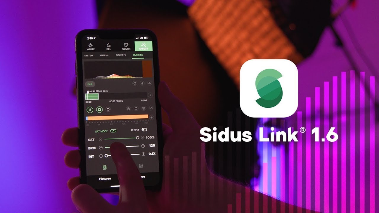 Sidus Link Update 1.6 adds Music FX, Palette, and Improved Diagram ...