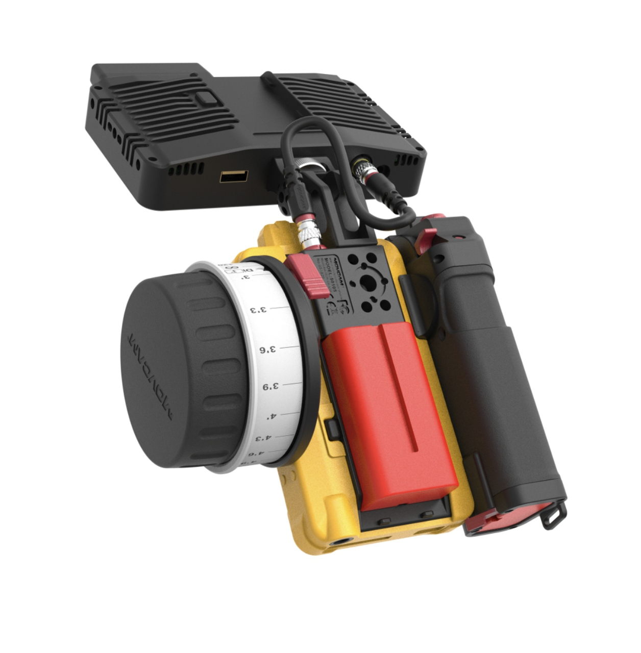 Movcam MCS-2 Wireless FIZ System & MR6 Focus Overlay Monitor Review ...