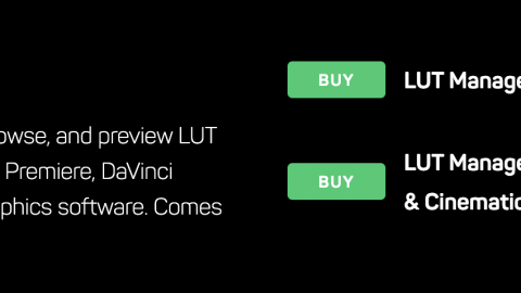 Color Finale LUT Manager - Newsshooter