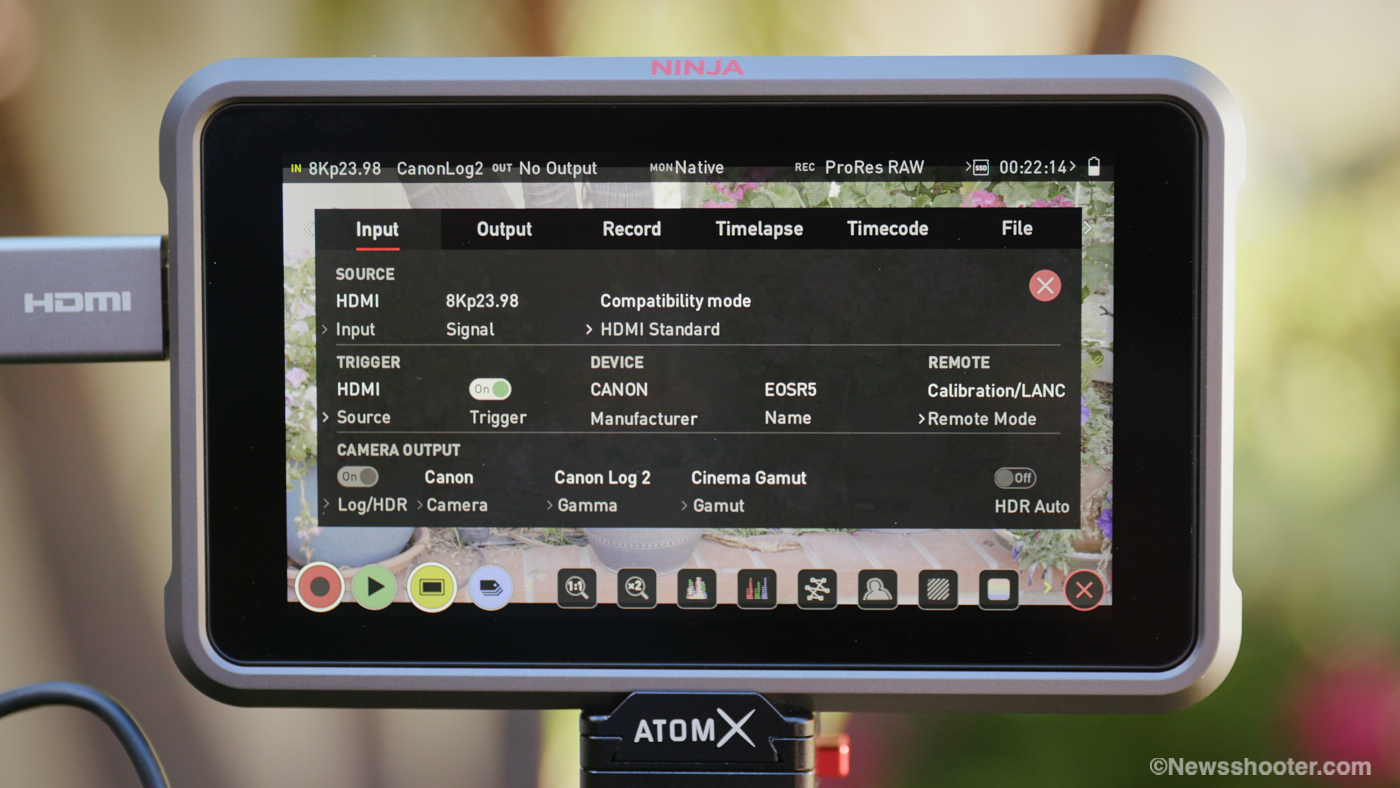 Shooting 8K ProRes Raw with Atomos Ninja V+ and Canon R5 - Newsshooter