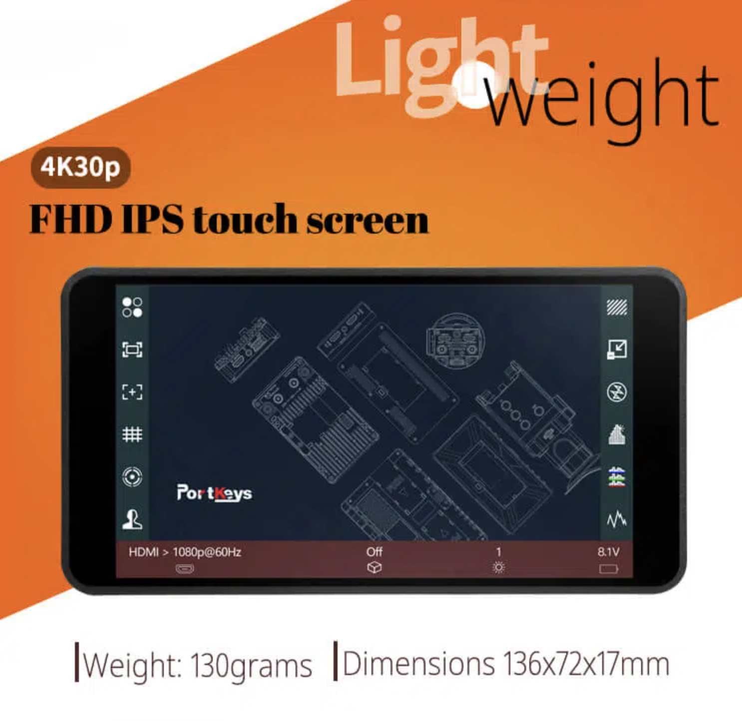 Portkeys PT5 II 5" 4K HDMI Touchscreen Monitor - Newsshooter