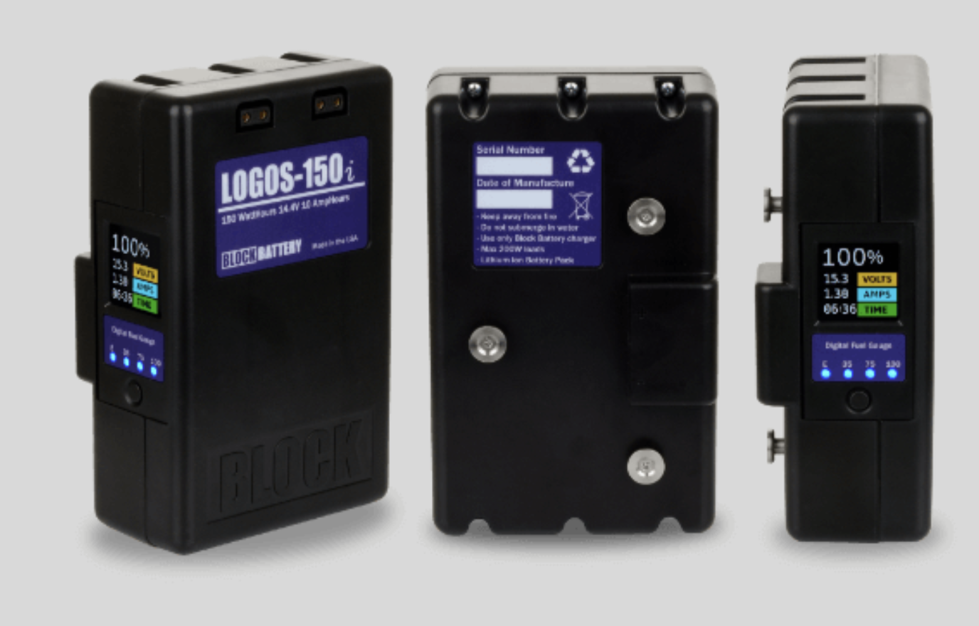 Block Battery LOGOS-150i - Newsshooter