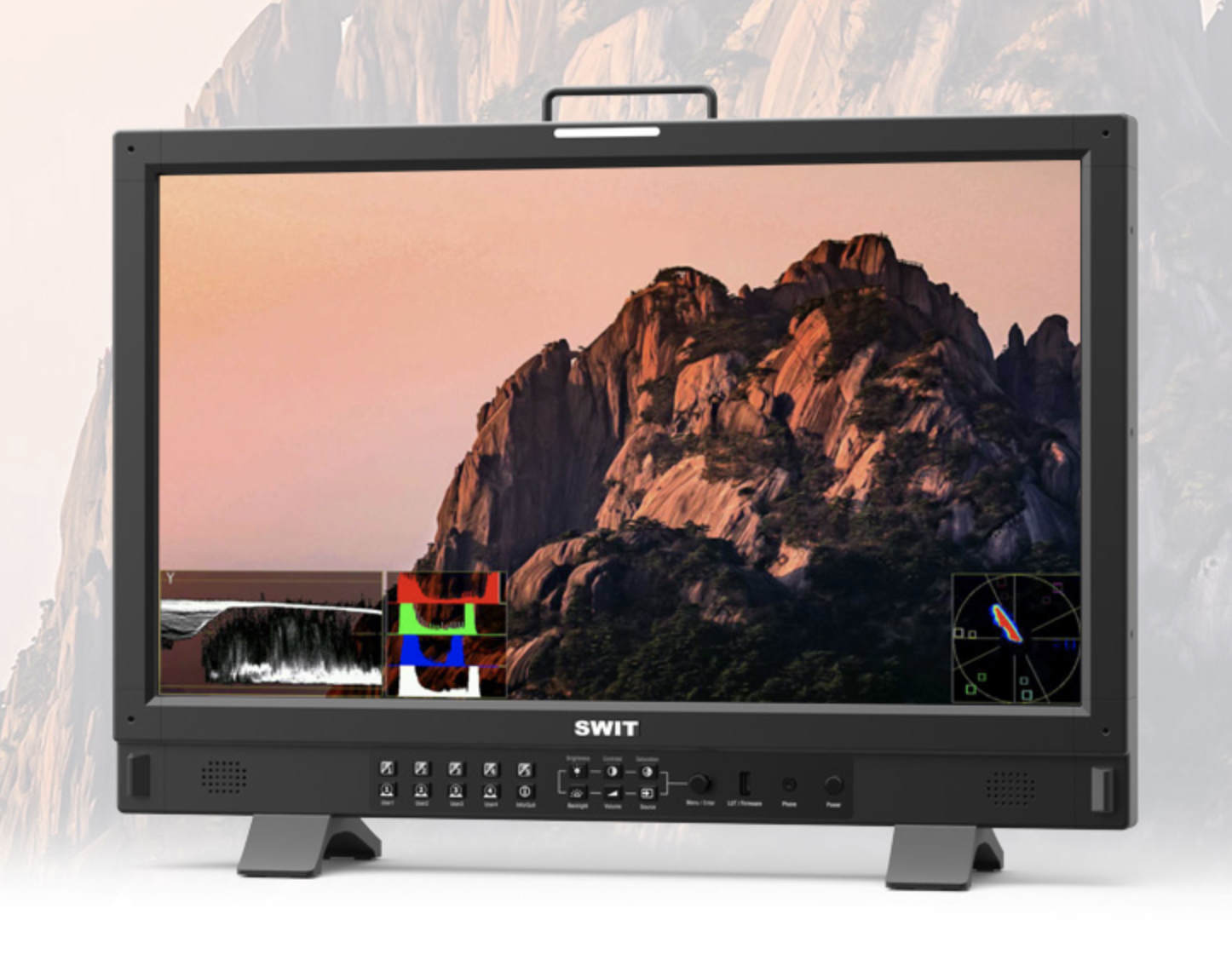 SWIT BM-H245 23.8" 4K QLED Quadview Production Monitor - Newsshooter