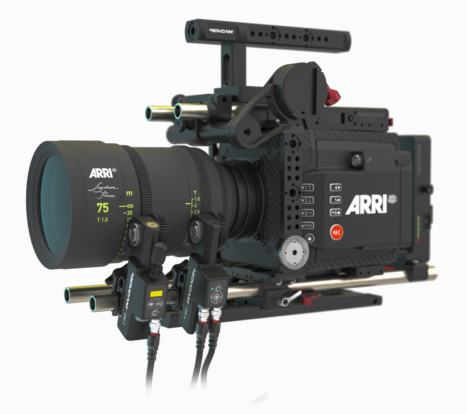 Movcam MCS-2 Wireless FIZ System & MR6 Focus Overlay Monitor Review ...