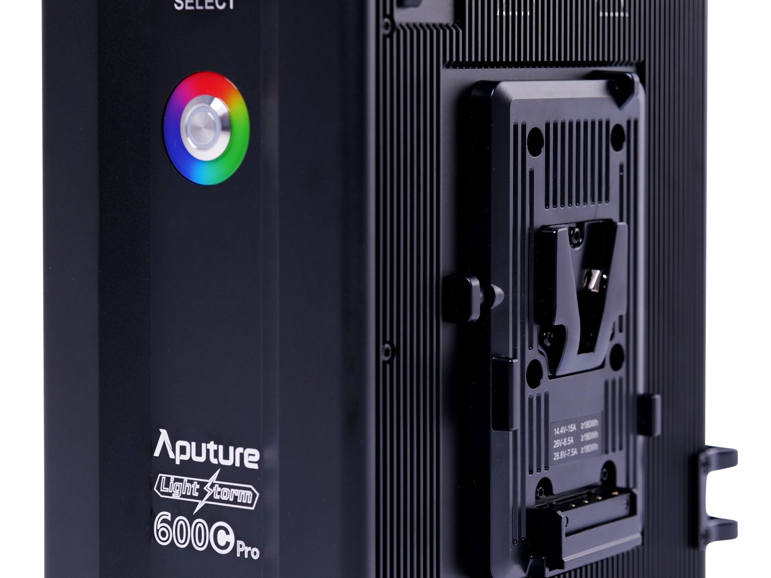 Aputure LS 600c Pro– RGBWW full-color point-source light fixture ...