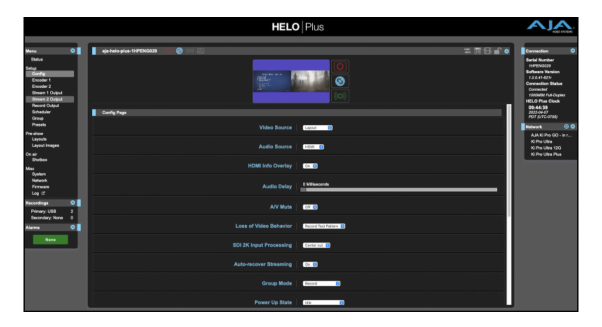 AJA HELO Plus Advanced H.264 Streamer/Recorder - Newsshooter