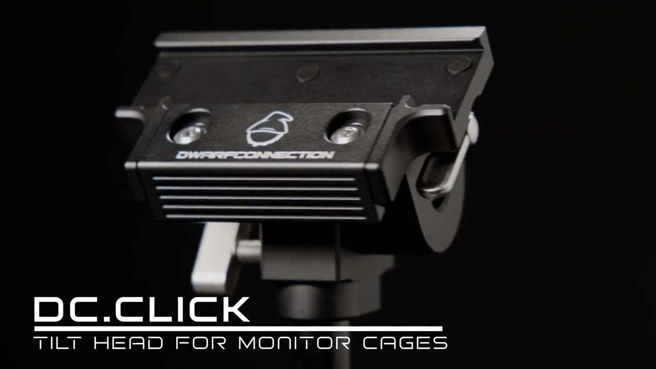 Dwarf Connection DC.CLICK Quick Release Tilt Head for Monitor Cages ...