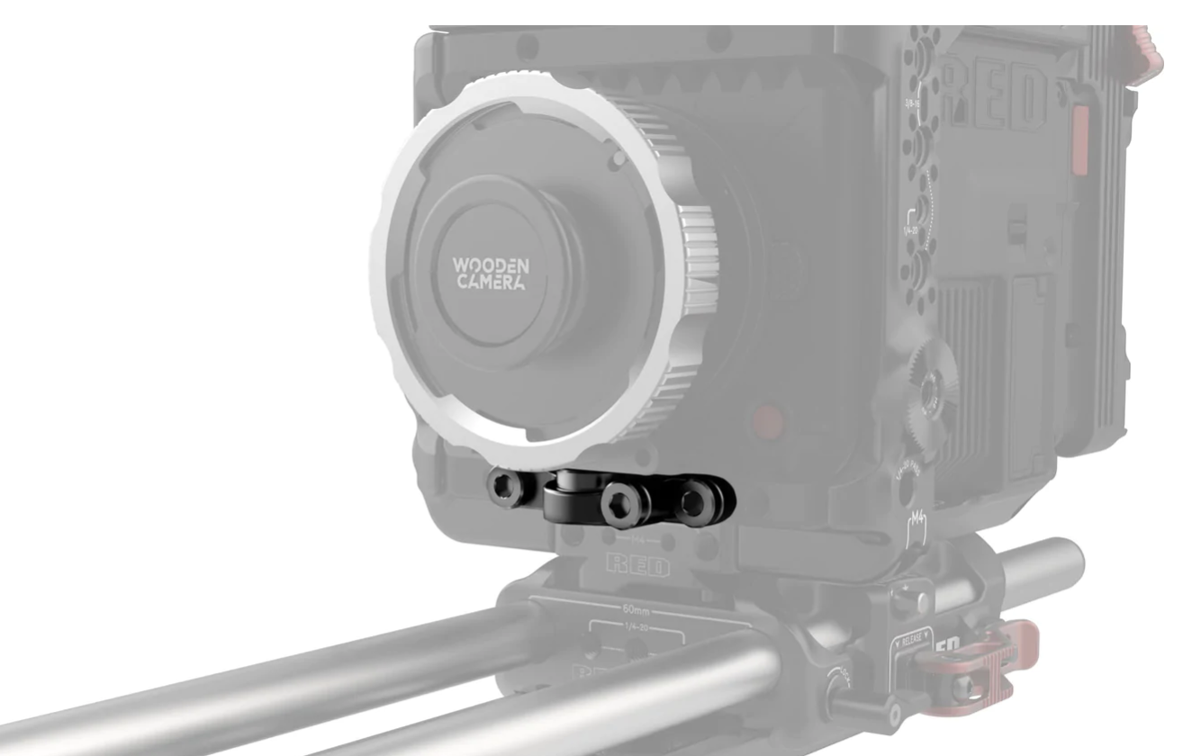 Wooden Camera Lens Mount Support for the RED V-RAPTOR - Newsshooter