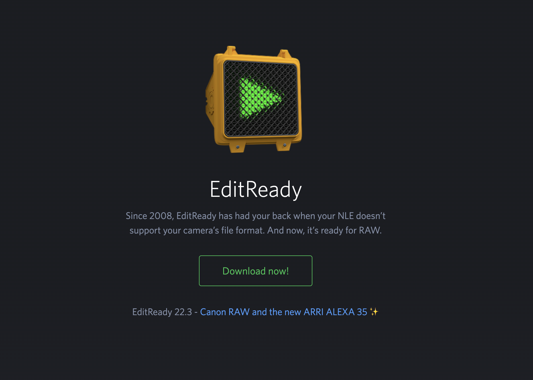 EditReady 22.3.2 - Newsshooter