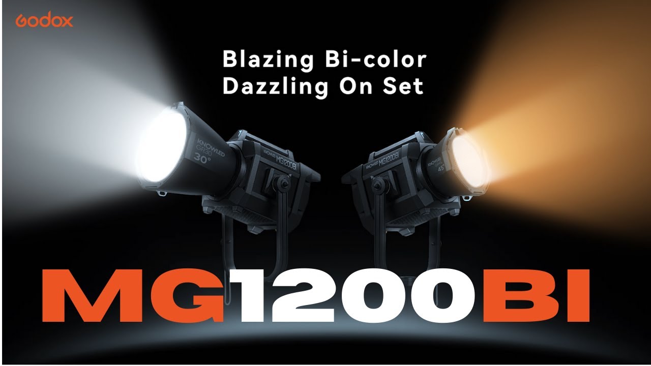 Godox MG1200Bi 1200W LED Bi color Dazzling On Set - Newsshooter