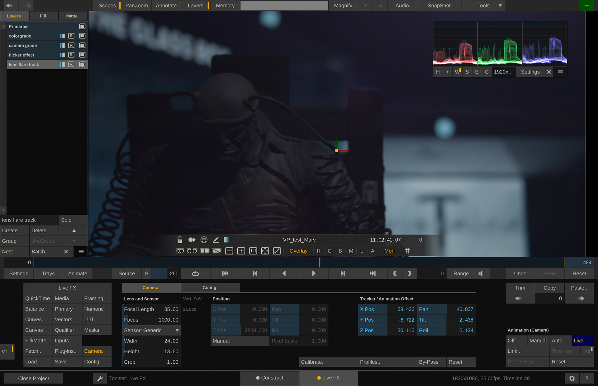 LFXStudio with LED wall based live composite using Notch block and OFX ...