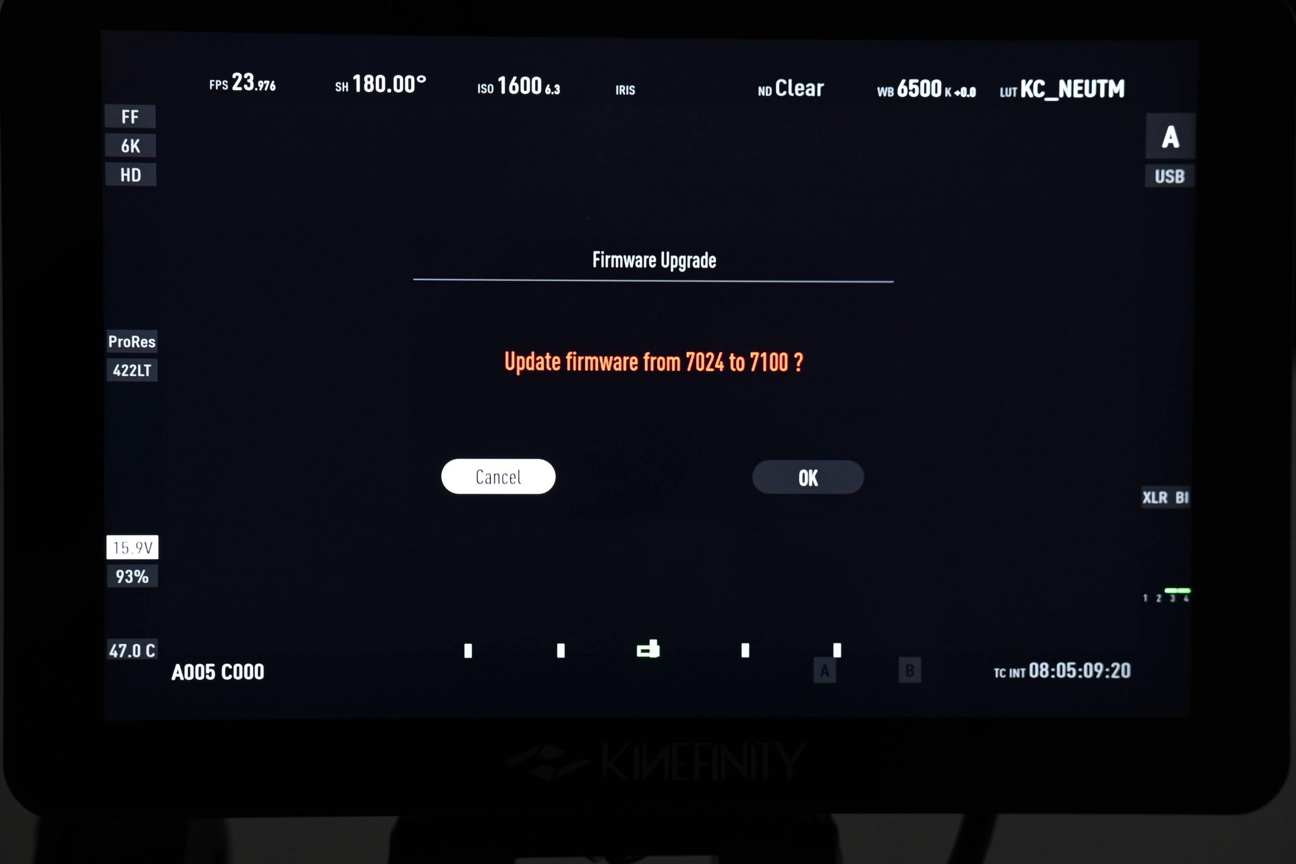 Kinefinity KineOS 7 1 04 - Newsshooter