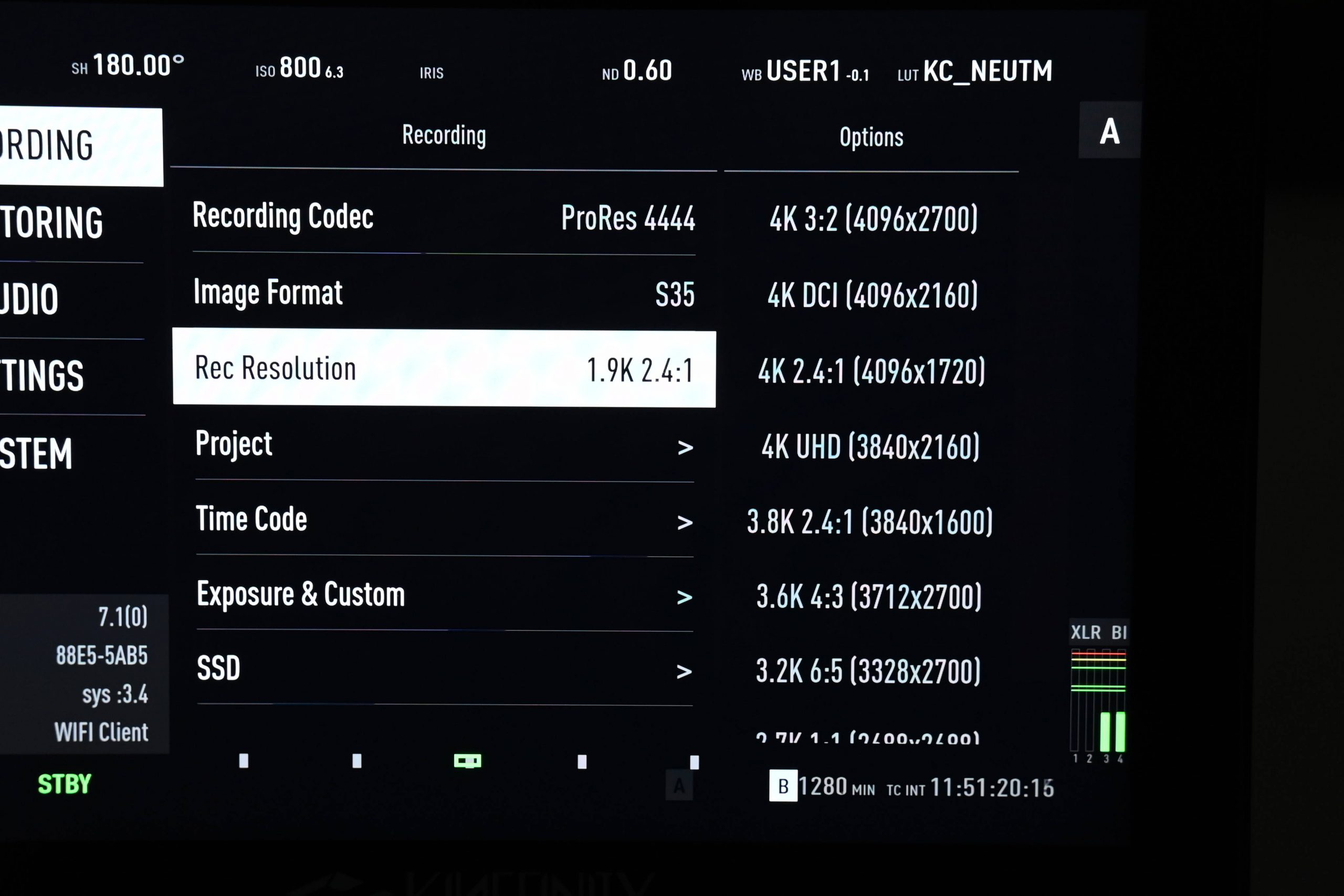 Kinefinity KineOS 7.1 for MAVO Edge Cameras adds ProRes 4444 efficiency mode & lots of new ...