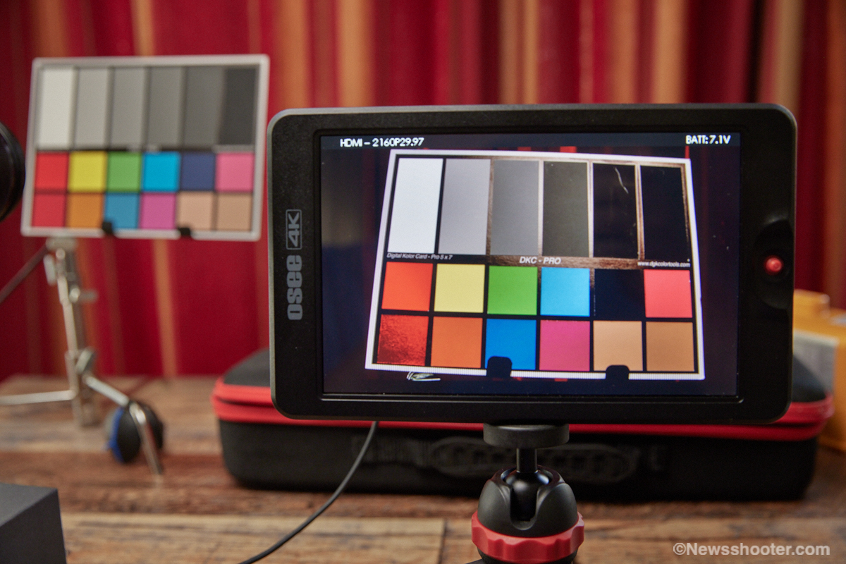 OSEE G7 Red channel noise - Newsshooter