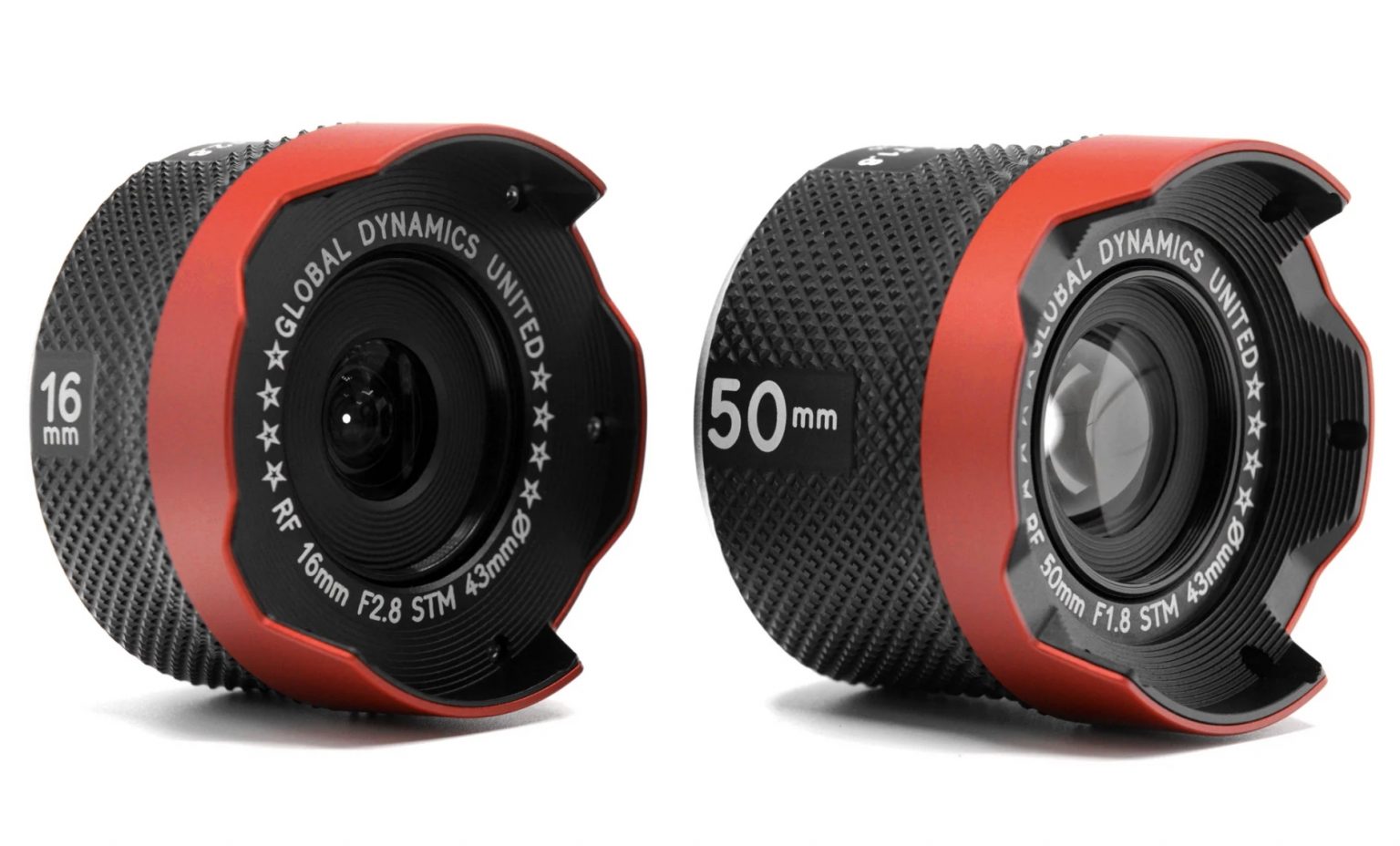 GDU armored 50mm & 16mm Canon RF lenses - Newsshooter