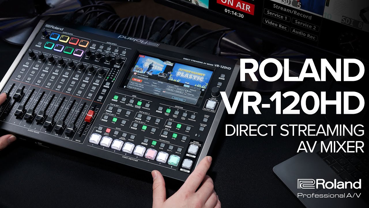 Introducing the Roland VR 120HD Direct Streaming AV Mixer - Newsshooter