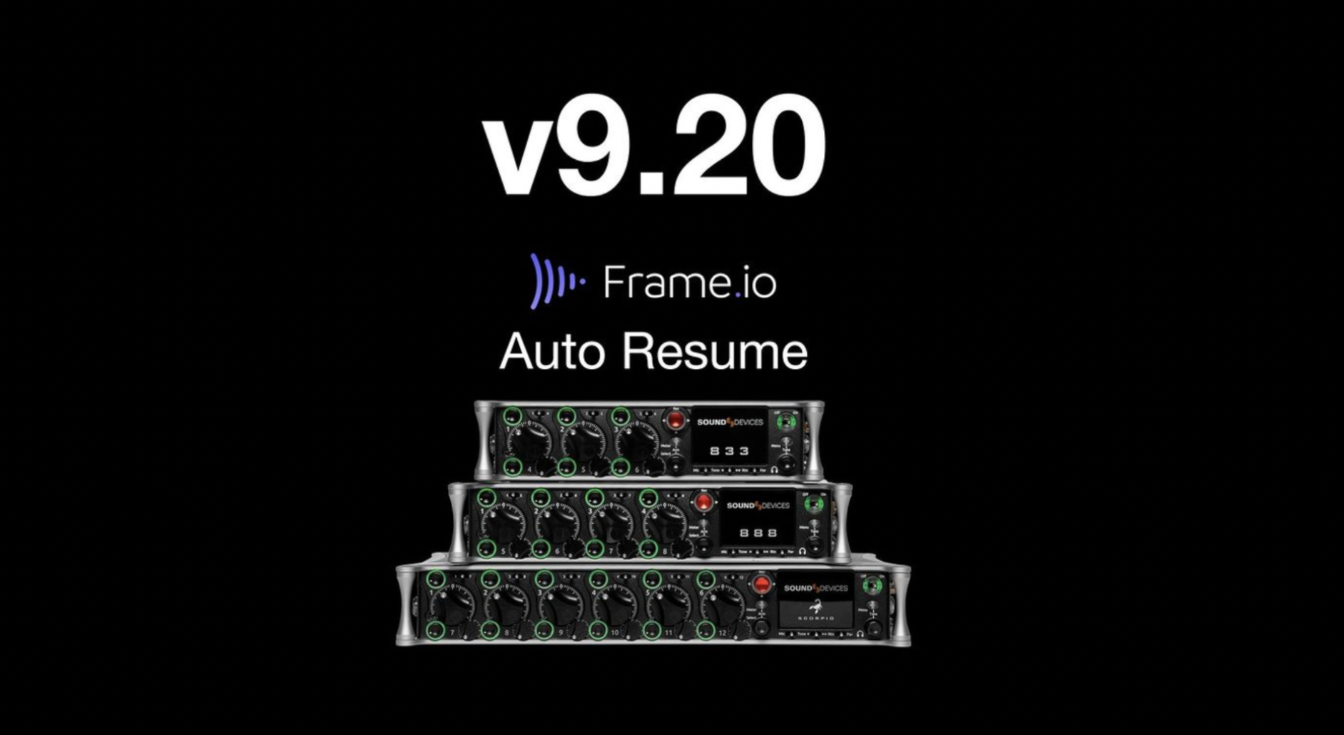 Sound Devices 8-Series v9.20 firmware update - Newsshooter