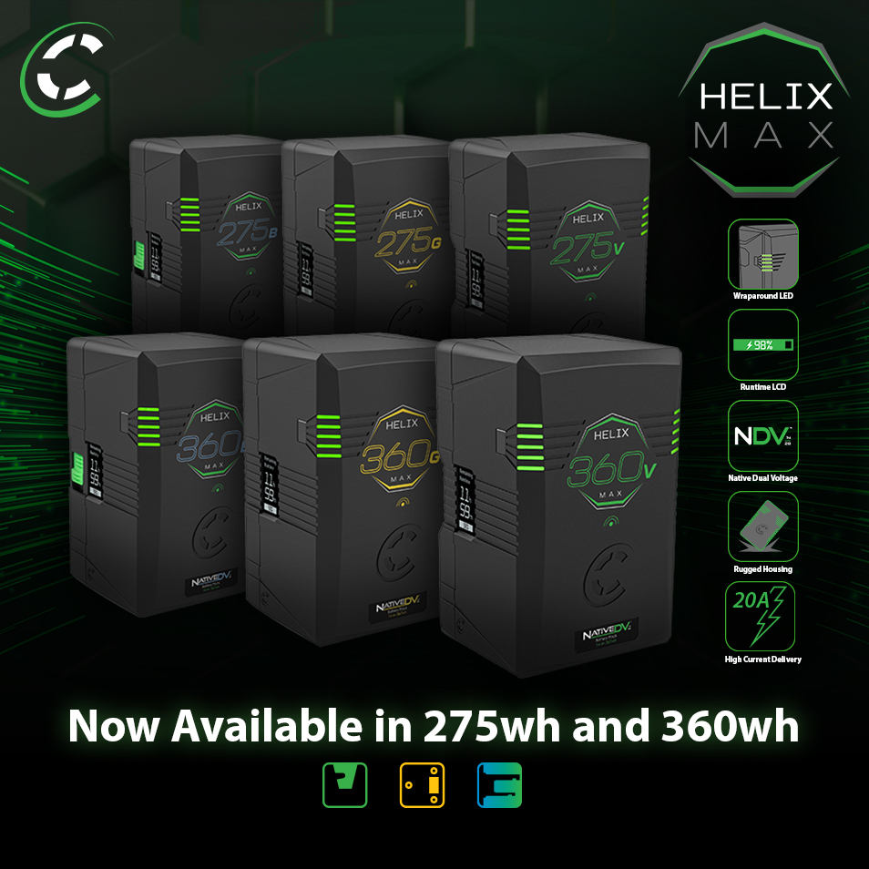 Core SWX Helix Max 275wh & 367wh Batteries - Newsshooter