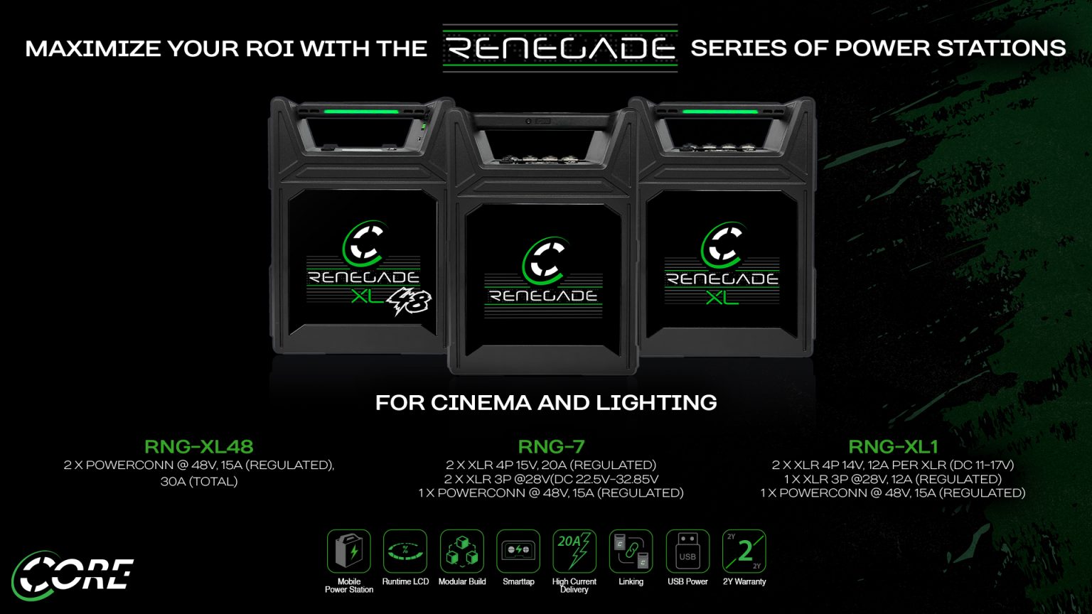 Core SWX Renegade & Renegade XL Power Stations - Newsshooter