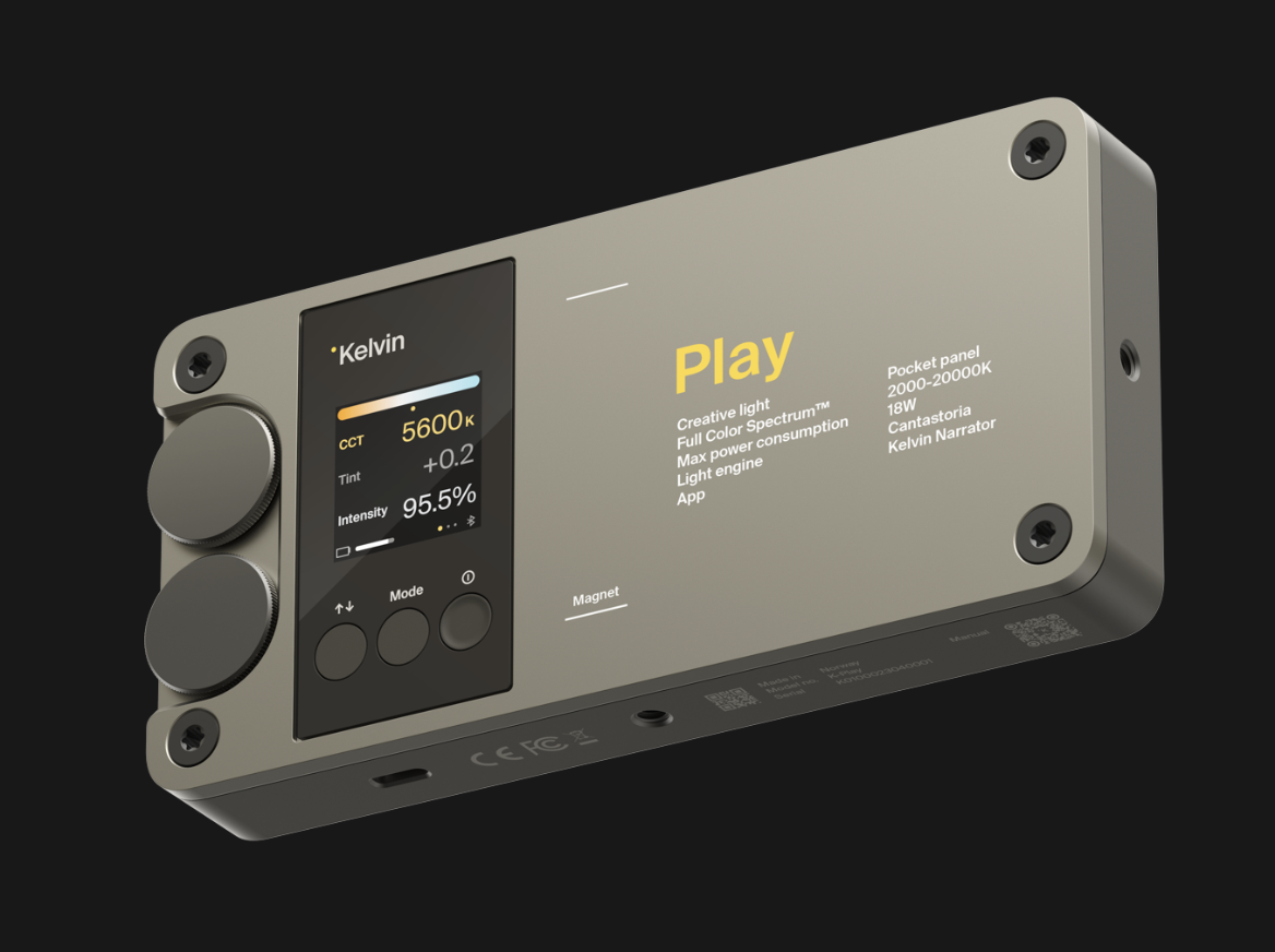 Kelvin Play– the world's first RGBACL panel light - Newsshooter