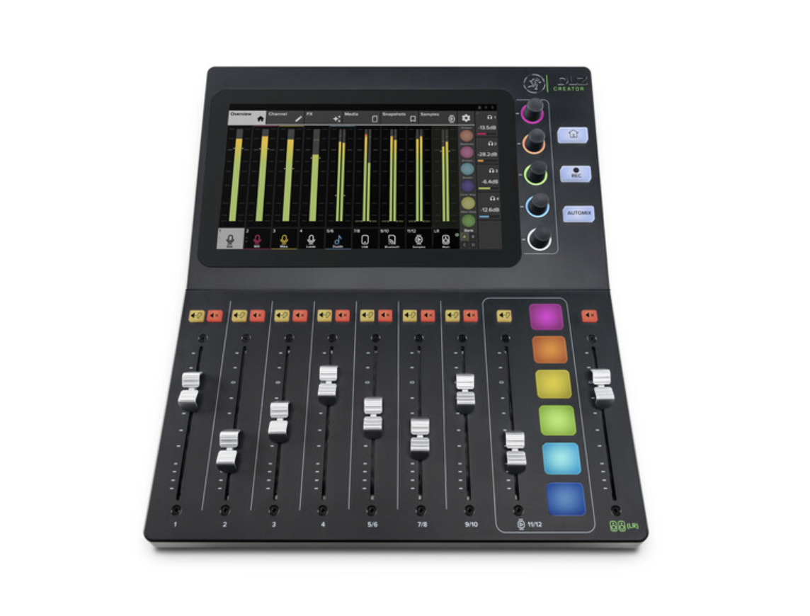Mackie DLZ Creator Adaptive Digital Mixer for Podcasting & Streaming ...