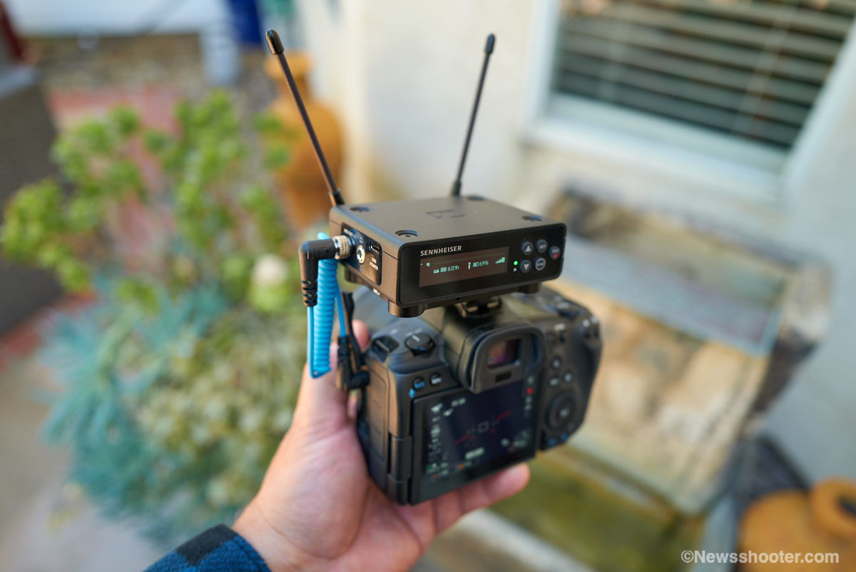 Sennheiser UHF EW-DP ENG Body Pack and Plug-on Transmitter Wireless Kit ...