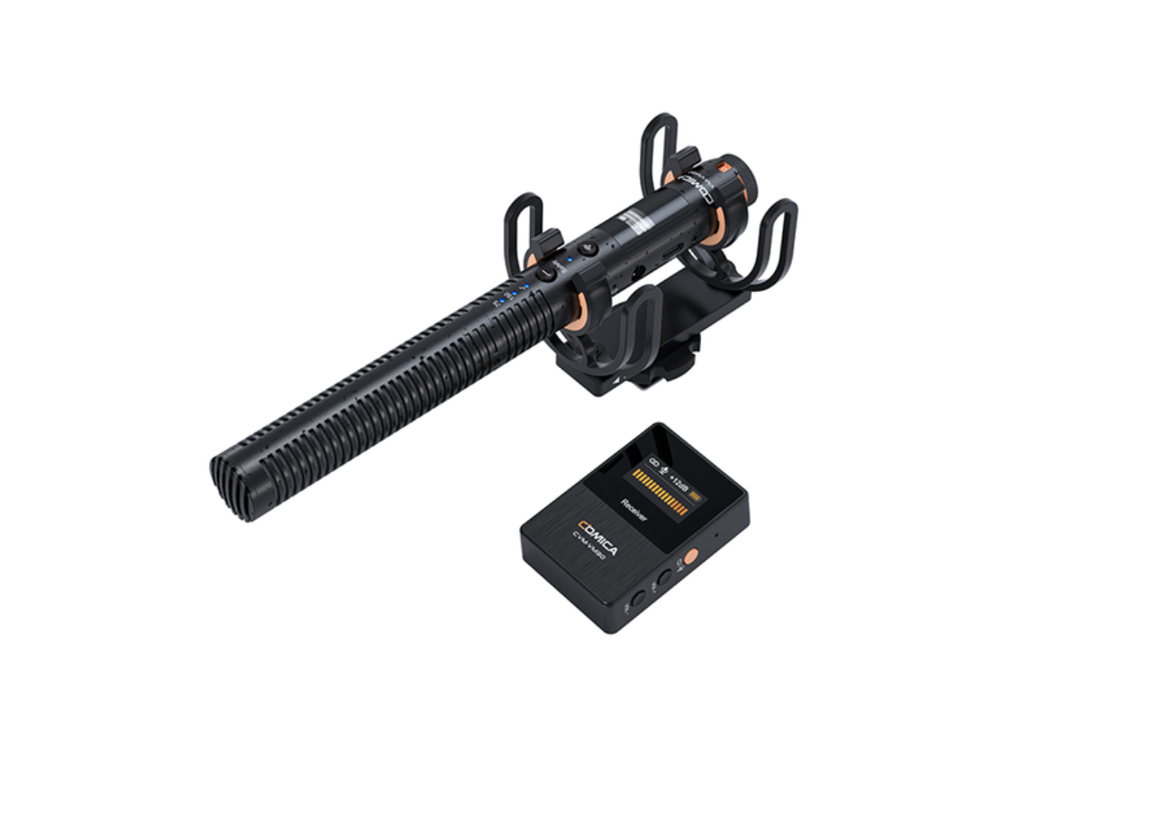 Comica CVM-VM30 wireless shotgun microphone - Newsshooter