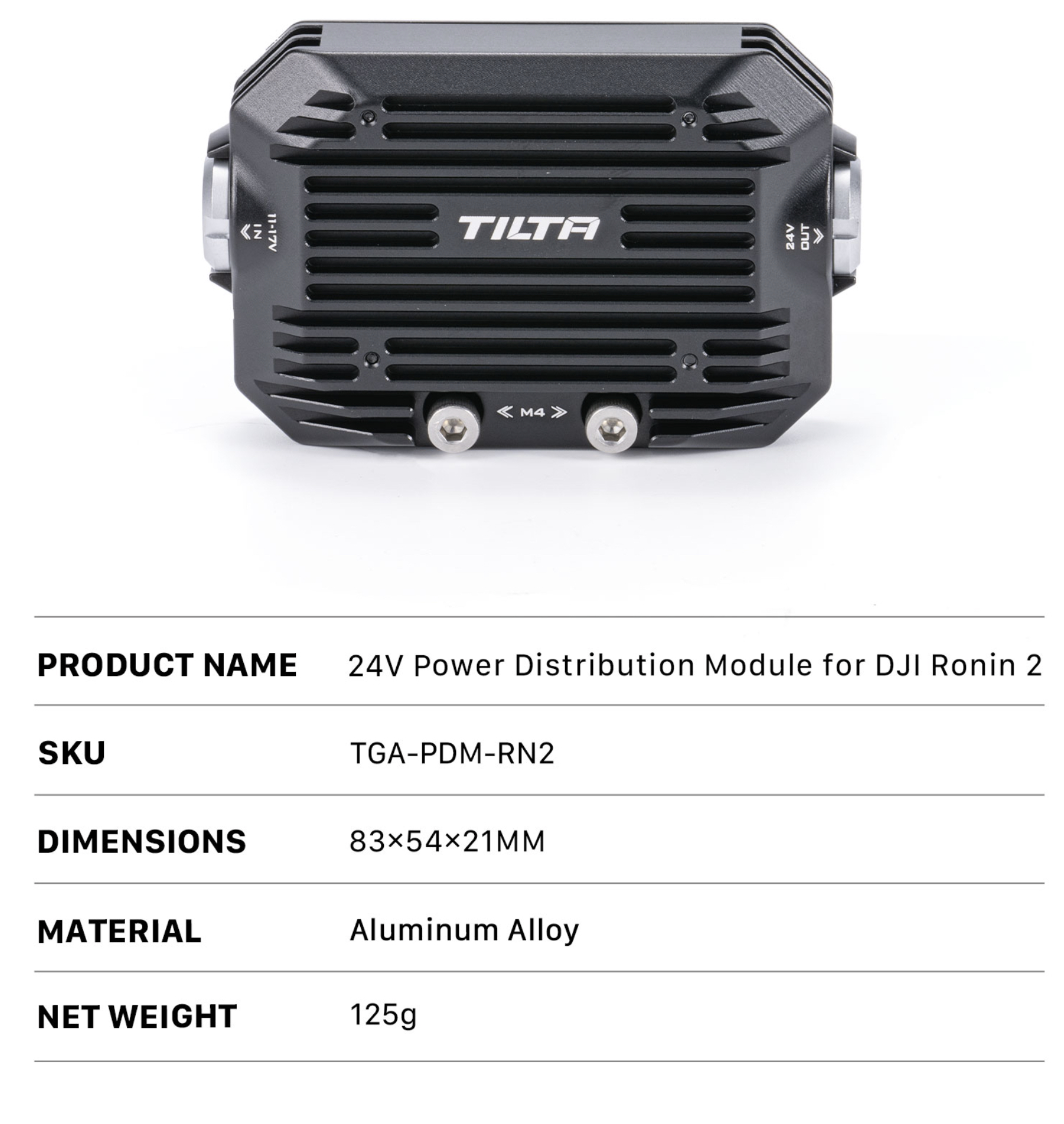 Tilta 24V Power Distribution Module for DJI Ronin 2 - Newsshooter