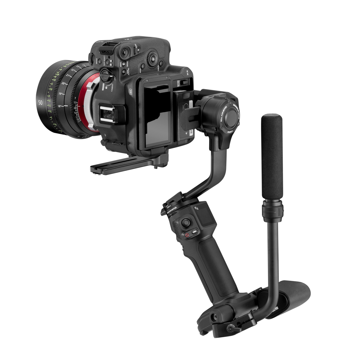 ZHIYUN CRANE 4 Gimbal with built-in balance indicator lights - Newsshooter